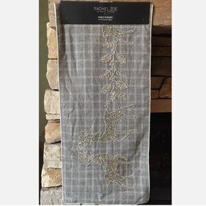 Rachel Zoe | Holiday | Rachel Zoe Beaded Reindeer Holly Table Runner ...